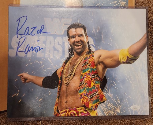 RAZOR RAMON / SCOTT HALL SIGNED WWE 11X14 PHOTO (A) - JSA COA | eBay