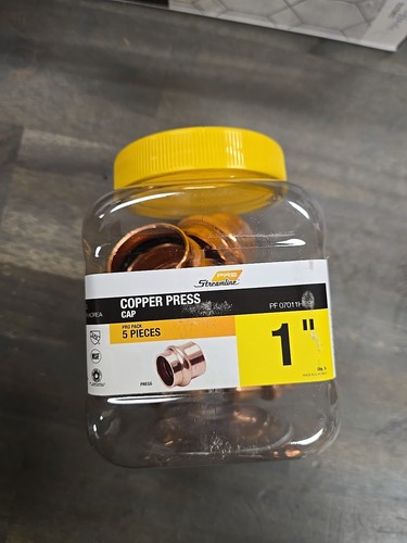 Viega ProPress - 1 Inch Press Copper Cap Fitting - 5 Pieces for sale ...