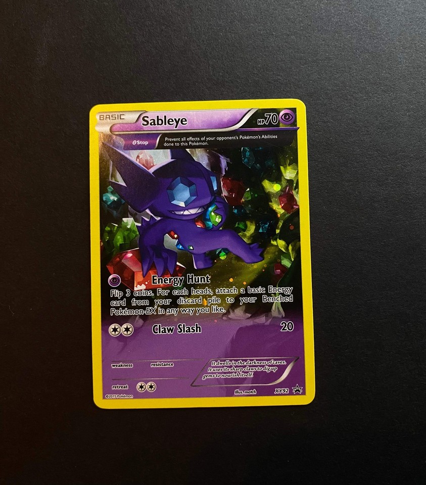 Pokémon TCG - Sableye - XY Promos (XYP) - XY92- Nearmint - Holographic ...