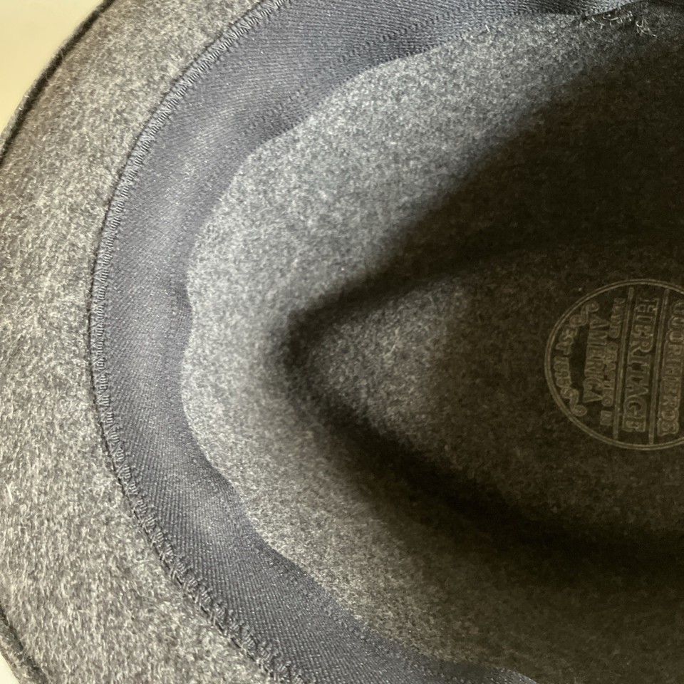 Goorin Bros Fedora Dark Gray, 100% Wool, Size large, WPL 5923 - Nice ...