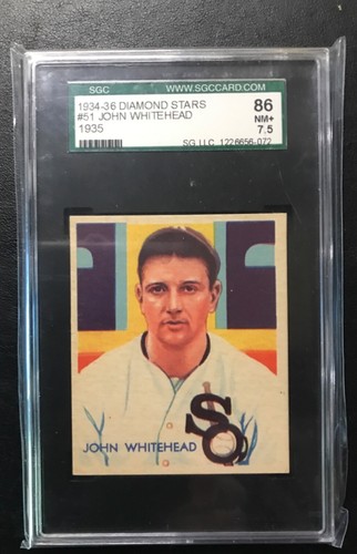 1934-36 Diamond Stars 1935 #51 John Whitehead SGC 7.5 NM+ | eBay
