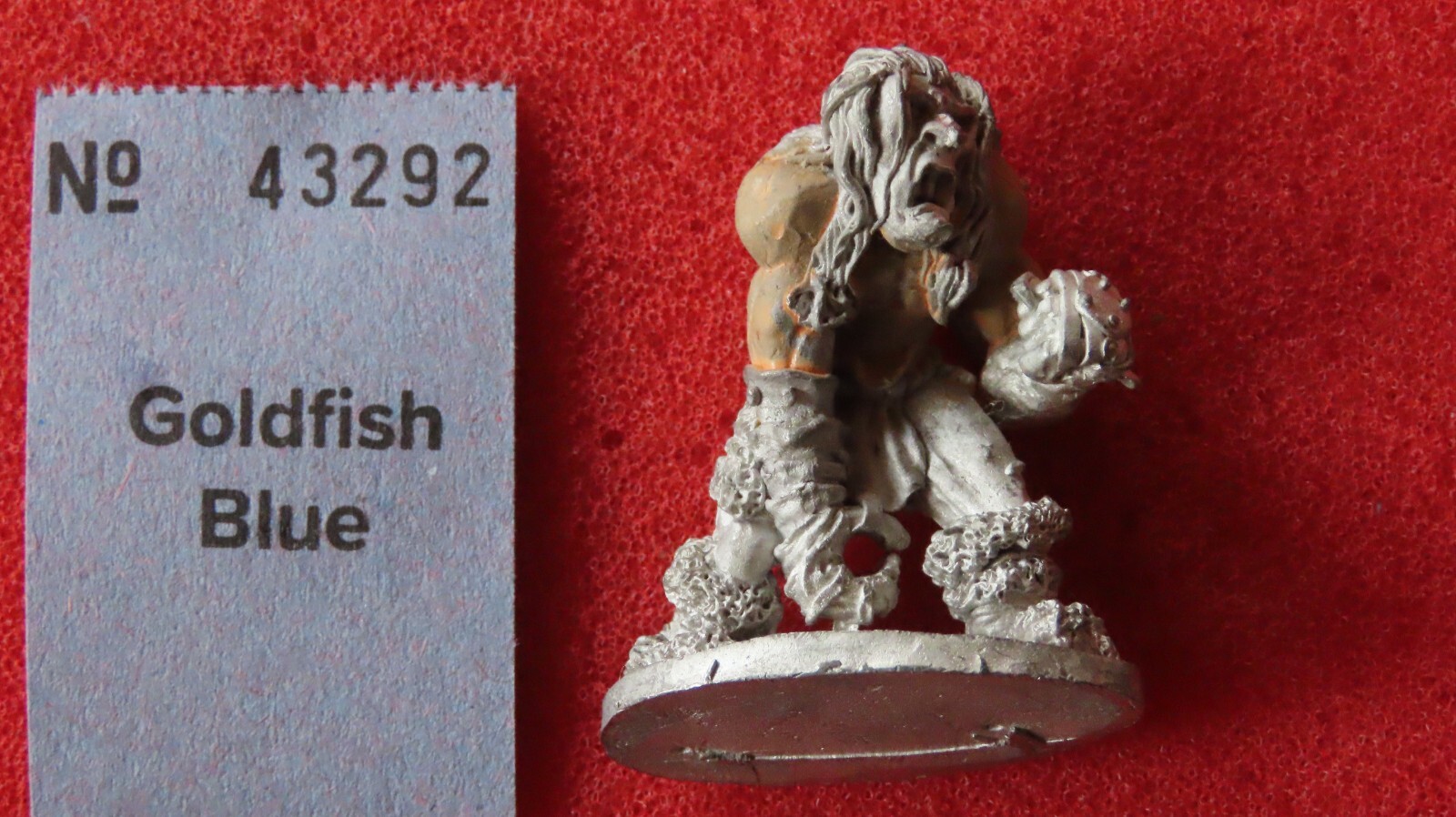 Grenadier War Troll with Cutting Weapon Metal Figure Miniature Trolls ...