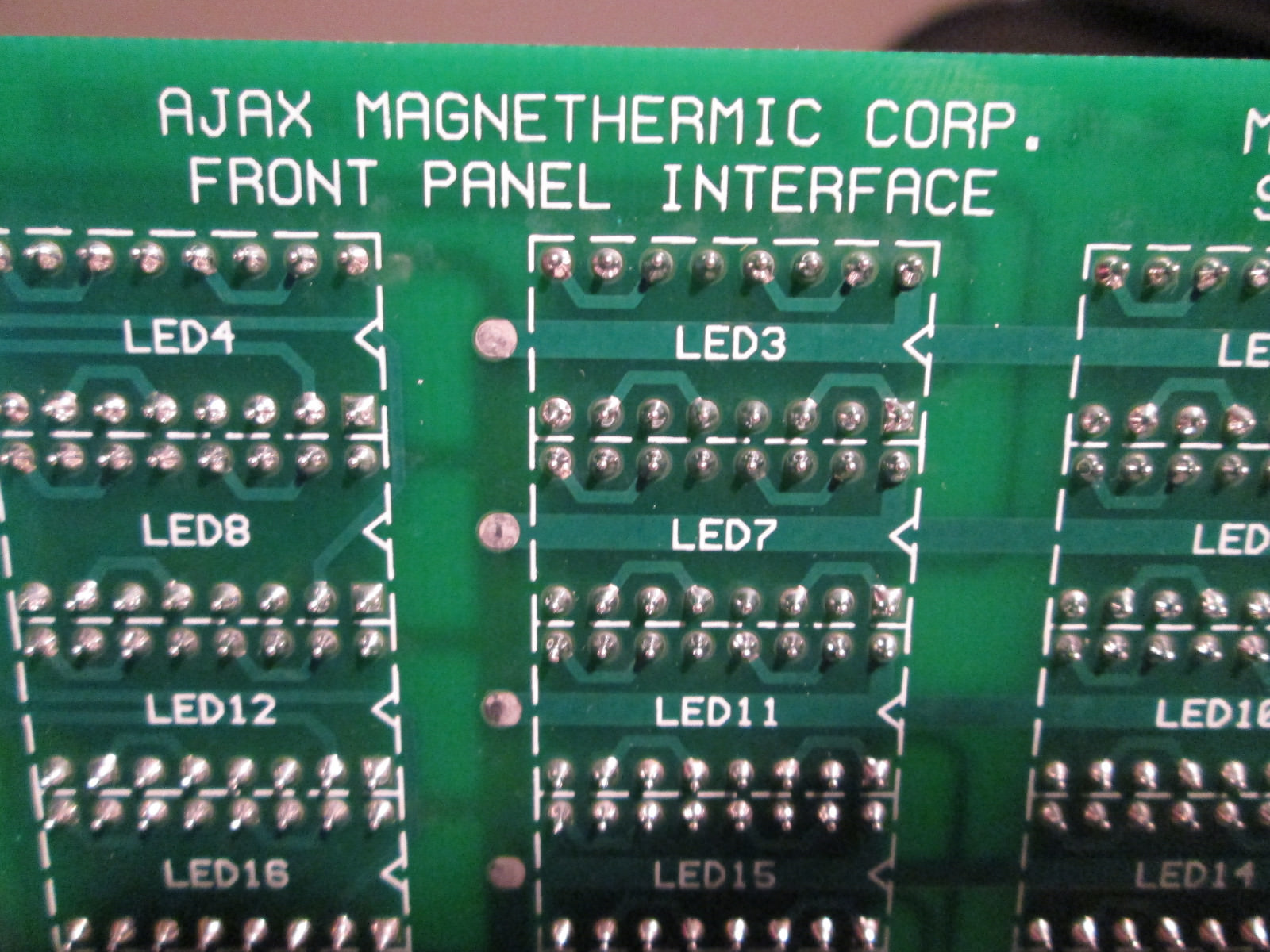 AJAX MAGNETHERMIC 72011A01 FRONT PANEL INTERFACE BOARD (NEW) | eBay