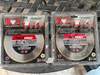 One KD Tile Pro 7" diamond tile blade | eBay