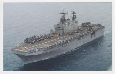 Amphibious Assault Ship USS TARAWA LHA-1 Navy Ship Postcard S2535 | eBay