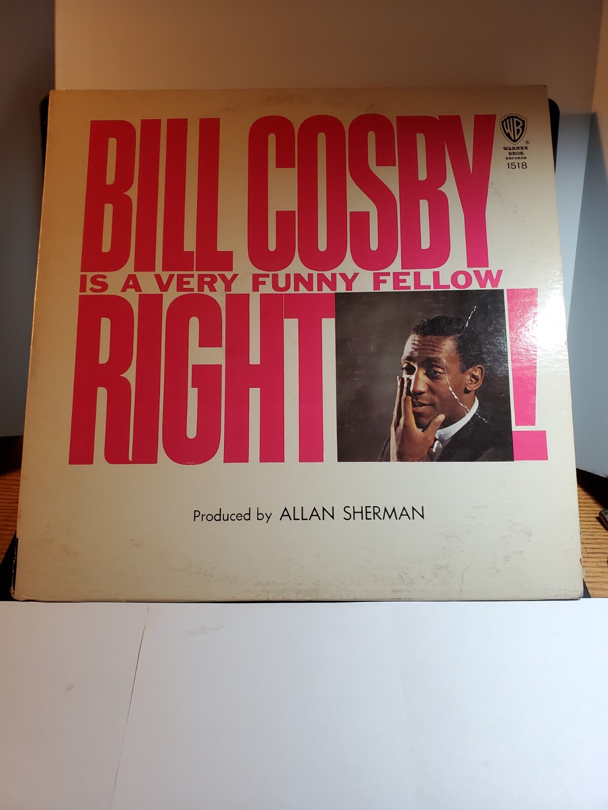Bill Cosby is a Very Funny Fellow Right-White Label PROMO (WB) VG R41 ...