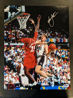 DUKE CHRISTIAN LAETTNER signed autographed DREAM TEAM 11x14 PHOTO PSA ...