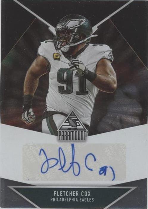 2022 Panini Chronicles - Paramount Signatures Fletcher Cox #PAR-FLC (AU ...