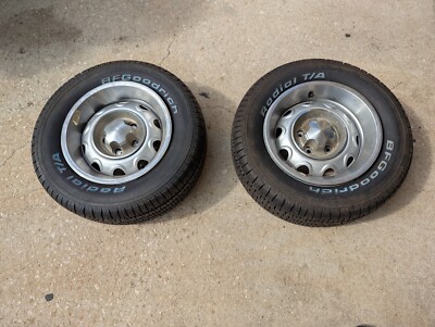 Mopar Rally Wheels Original 14x5.5 Cuda Challenger Roadrunner 5x4.5 Lug ...