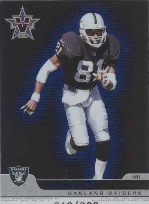 2001 Pacific Vanguard - Tim Brown #68 Blue /299 for sale online | eBay
