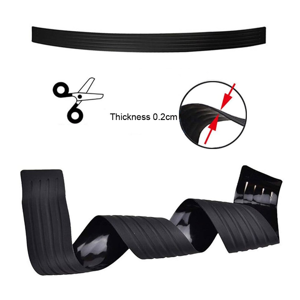 104cm Car Rear Bumper Cover Sill Scuff Plate Protector Car Accessories ...