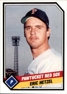1989 Pawtucket Red Sox CMC #3 Eric Hetzel Crowley Louisiana LA Baseball ...
