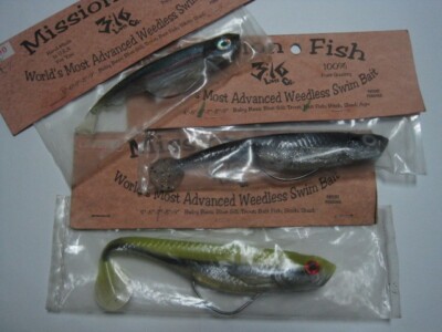 3:16 Lures Mission Fish 5,6,7inch Bait Trout Yellow color NIP !! set | eBay
