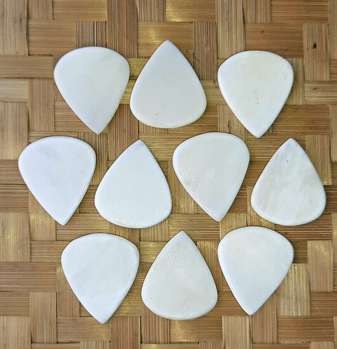 Set of 10 Camel bone Handcrafted guitar picks plectrum for all types of ...