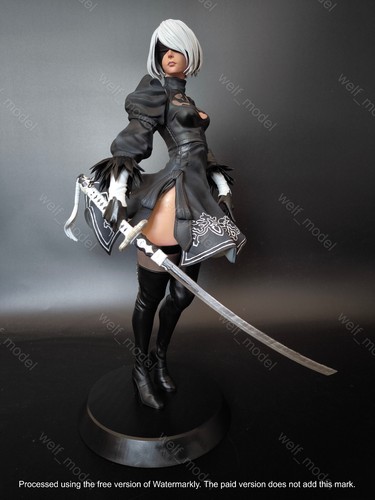 Yorha 2B Statue 1/4 Painted Sexy Figure | eBay