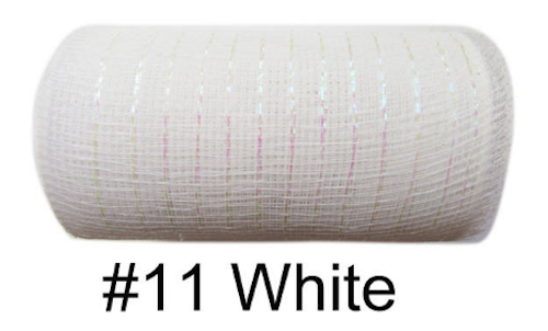 6"x5 yd Deco Mesh Roll Metallic Spring Easter Floral Craft Wreath ...