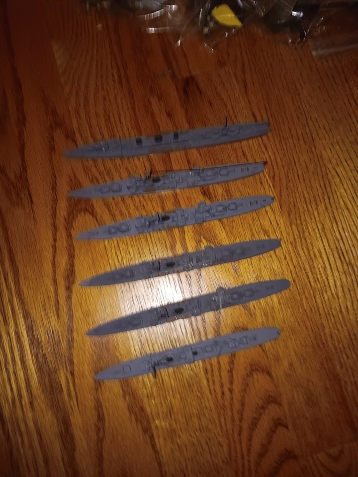 1/700 scale Japanese WWII Destroyers and Cruisers x 6 | eBay