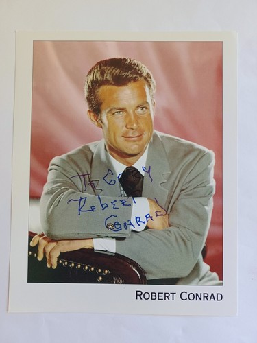 Robert Conrad (d. 2020) Signed 8x10 Photo - The Wild Wild West ...