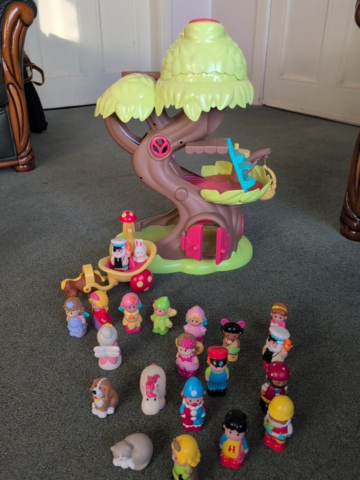 ELC Happyland Forest Fairy Treehouse Playset with Toy Figures | eBay UK
