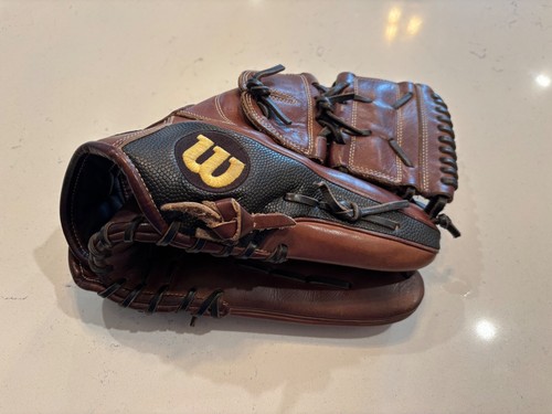 Wilson A2000 12 inch Fielders Glove, Black and Brown, Broken In ...