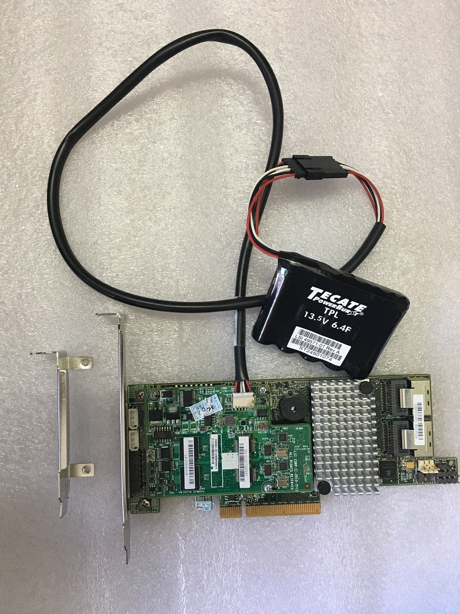 LSI Logic MegaRAID SAS 9266-8i+LSI00297 LSICVM01 Remote CacheVault ...