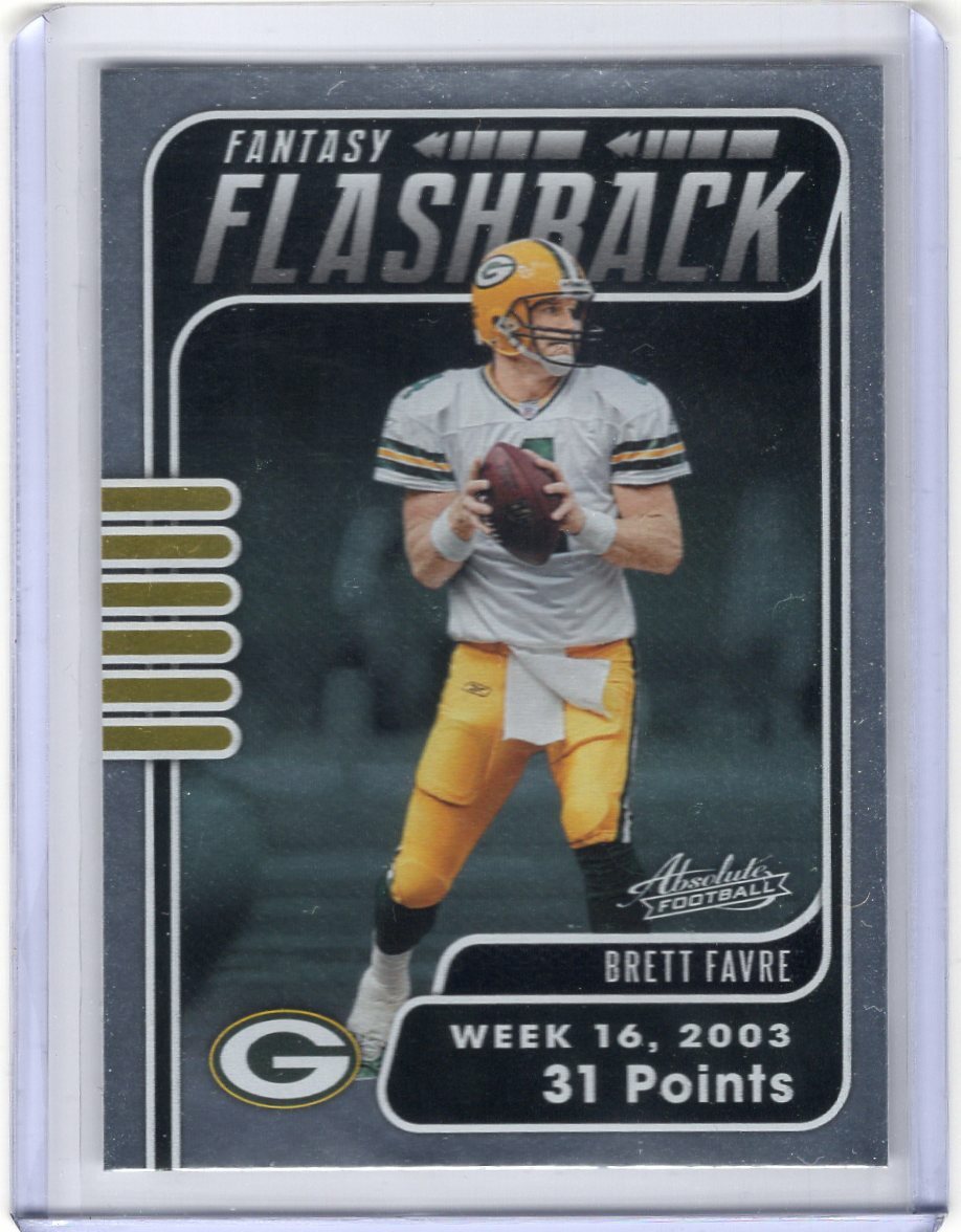 BRETT FAVRE 2020 Panini Absolute FANTASY FLASHBACK INSERT - PACKERS | eBay