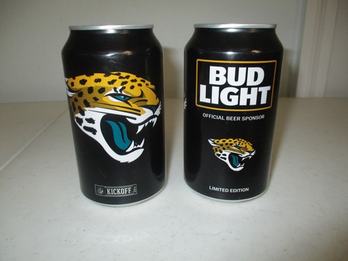 2 JUST RELEASED BUD LIGHT 2016 NFL KICKOFF JACKSONVILLE JAGUARS BEER ...