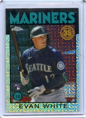 2021 Topps '86 Topps Silver Pack Chrome Mojo Refractor #86BC-82 Evan ...