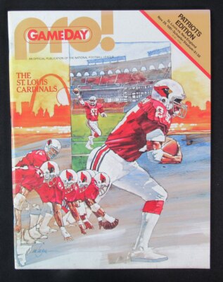 1981 St. Louis Cardinals vs. New England Patriots Program 11/29 | eBay
