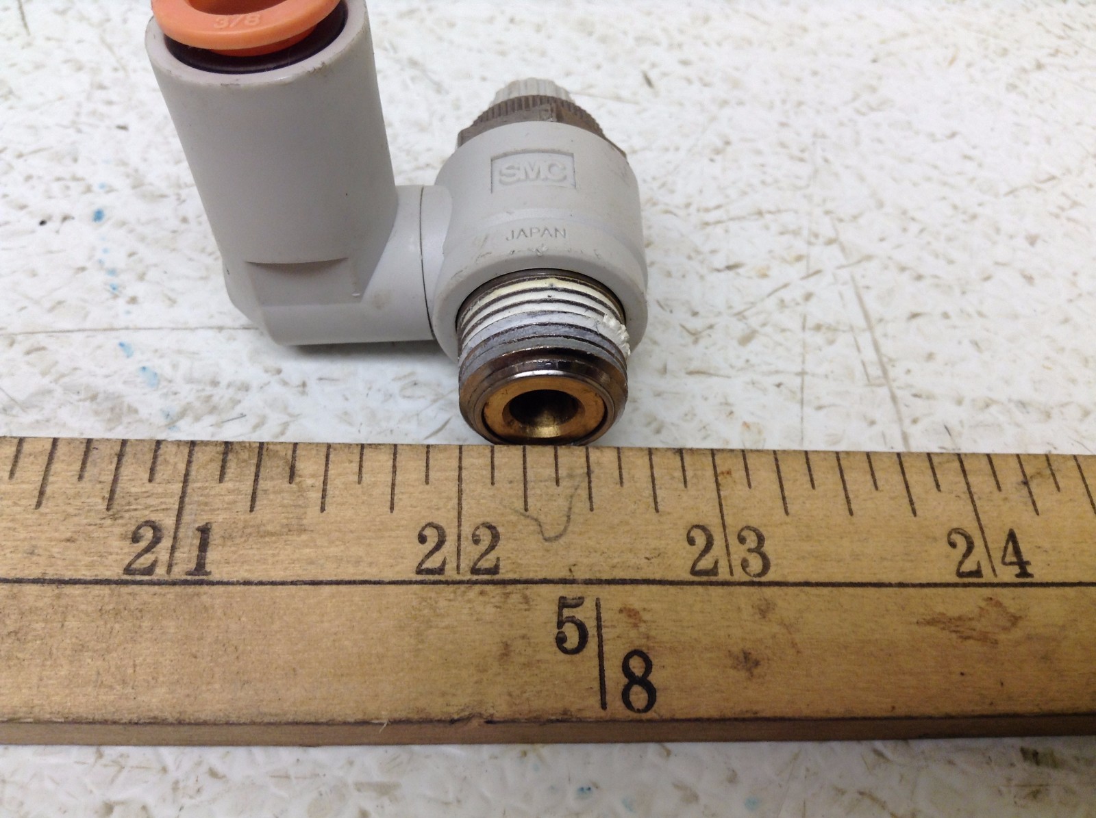 SMC AS3301F 3/8" Hose 5/8" Thread Pneumatic Flow Control Valve AS 3301F ...