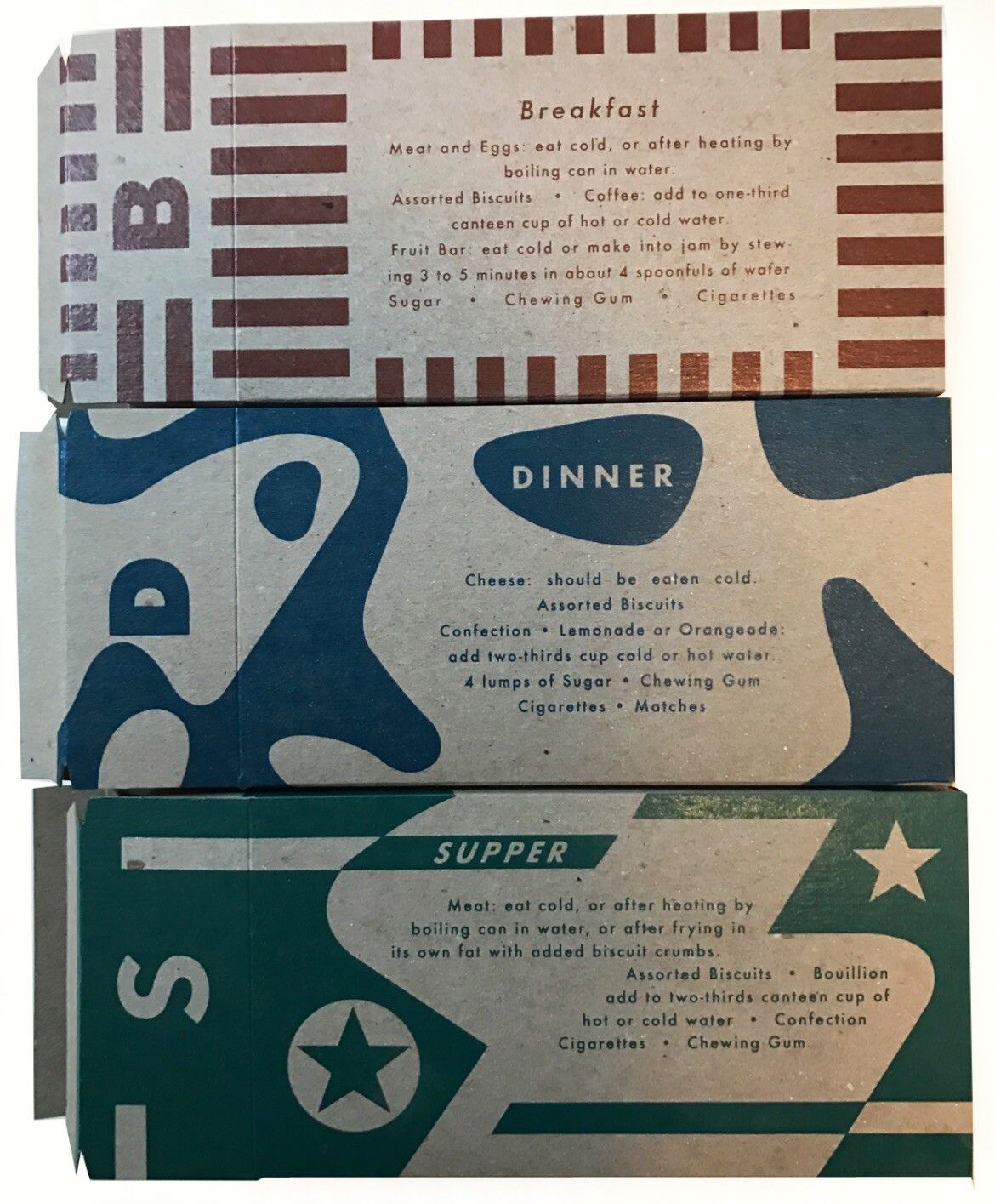 WWII K Ration Morale Box FULL CRATE Set American Made | eBay