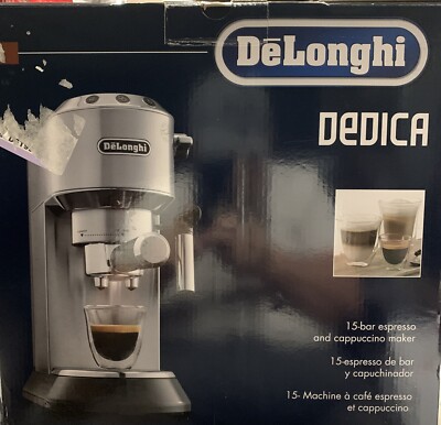 DeLonghi EC680M Dedica Deluxe Espresso Coffee Maker Machine Stainless ...