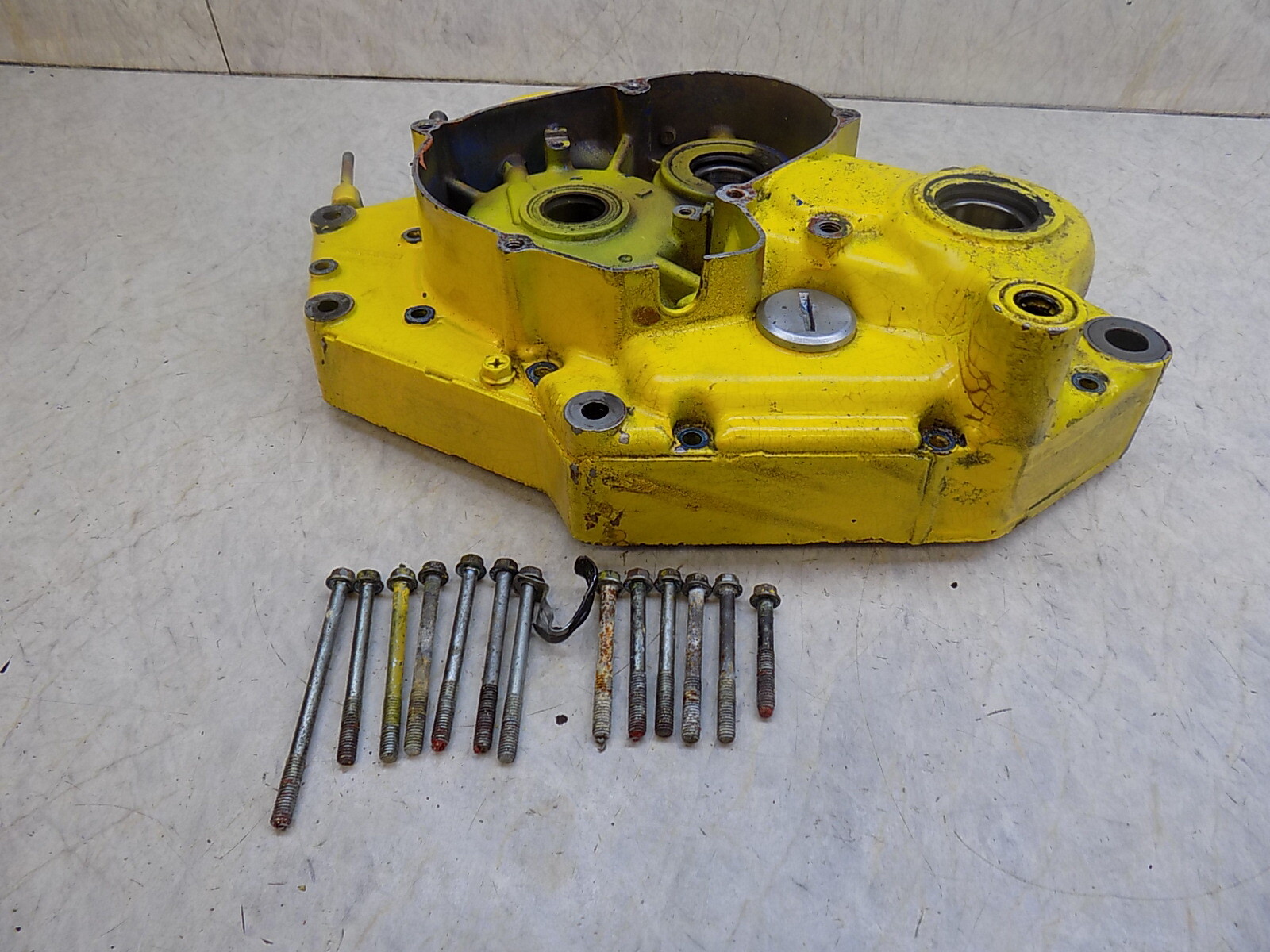 1988-1990 Suzuki LT500 LT500R Quadzilla Left Engine Case Half | OE