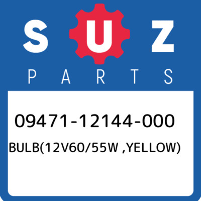 09471-12144-000 Suzuki Bulb(12v60/55w ,yellow) 0947112144000, New ...