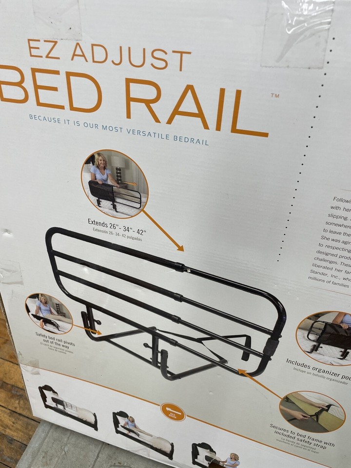 Stander EZ Adjust Bed Rail Safety Fall Support Assist Mobility ...