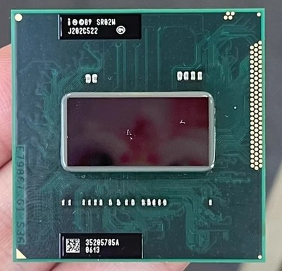 Intel Core i7 2760QM SR02W Socket G2 2C/4T 2.40GHz 6MB 45W CPU Laptop ...