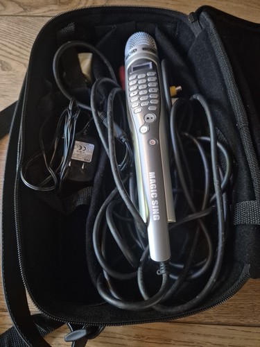 Magic Sing Karaoke Microphone LP000012 With Case | eBay