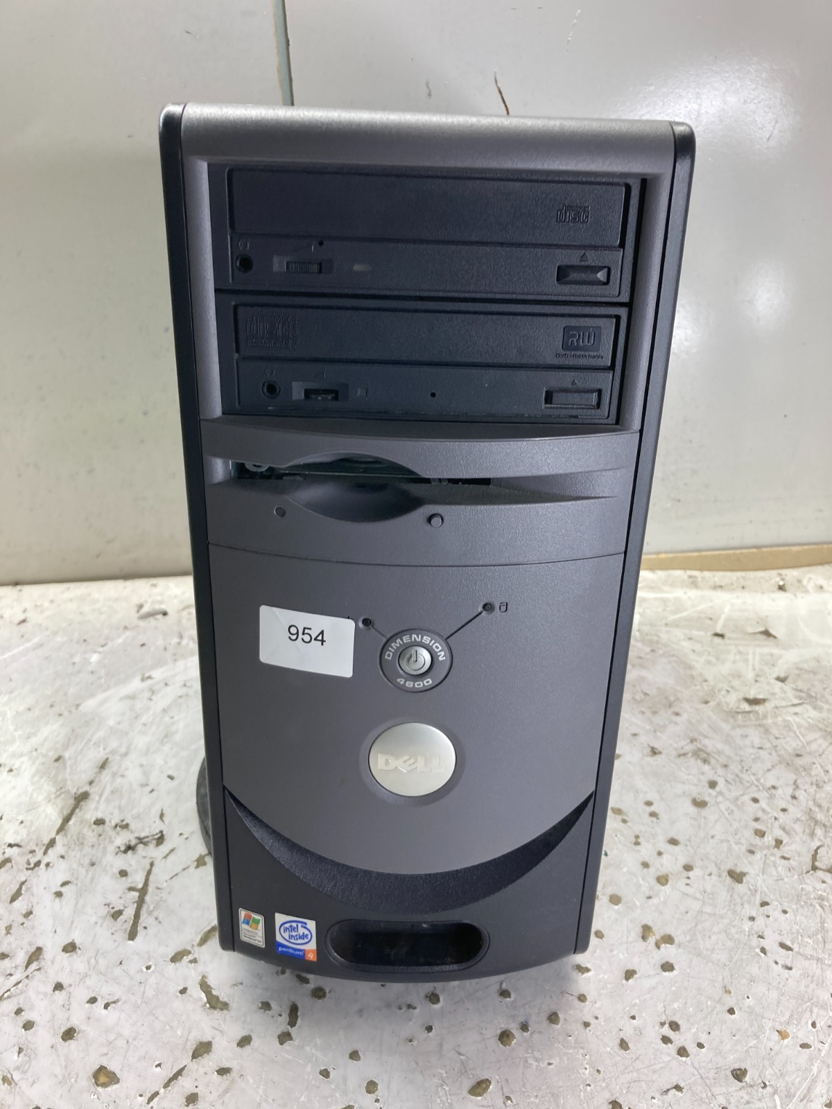 Dell Dimension 4600 Intel Pentium 4 2.40GHz 256MB NO HDD | eBay