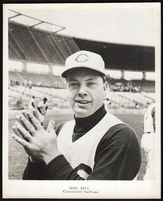 Gus Bell 1956-63 Cincinnati Reds Team Issued 8 x 10 Photograph JP1241 ...