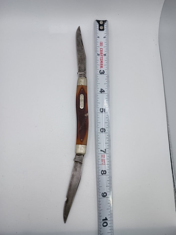 Vintage Schrade USA Old Timer 770T Muskrat 2 Blade Folding Pocket Knife ...