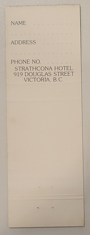 Matchcover Canada Bc Victoria The Sticky Wicket Pub Cricket | eBay