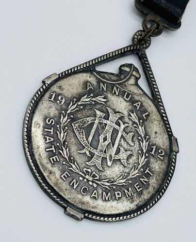 Rare 1912 GAR Annual State Encampment Souvenir Canteen Civil War Watch ...