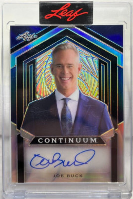 Joe Buck 2023 Leaf Continuum Autograph Auto #'d 2/9 - FOX / ESPN NFL ...