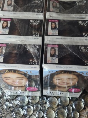 6 Clairol Nice n Easy Hair Color 5C Hair Color MEDIUM COOL BROWN ...