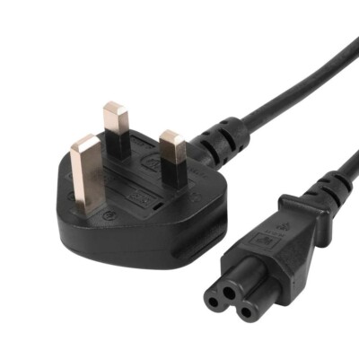 UK Plug to C5 Clover Leaf Power Cable Mains Lead (10M) | eBay UK