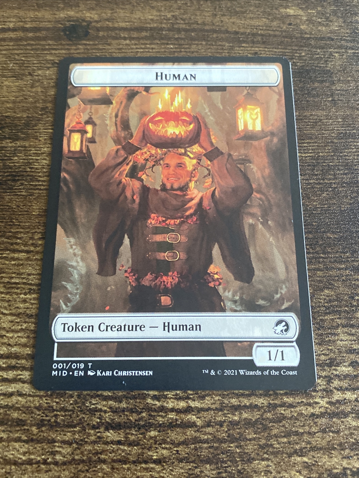 Human Token Innistrad: Midnight Hunt MTG Magic The Gathering D1681* | eBay