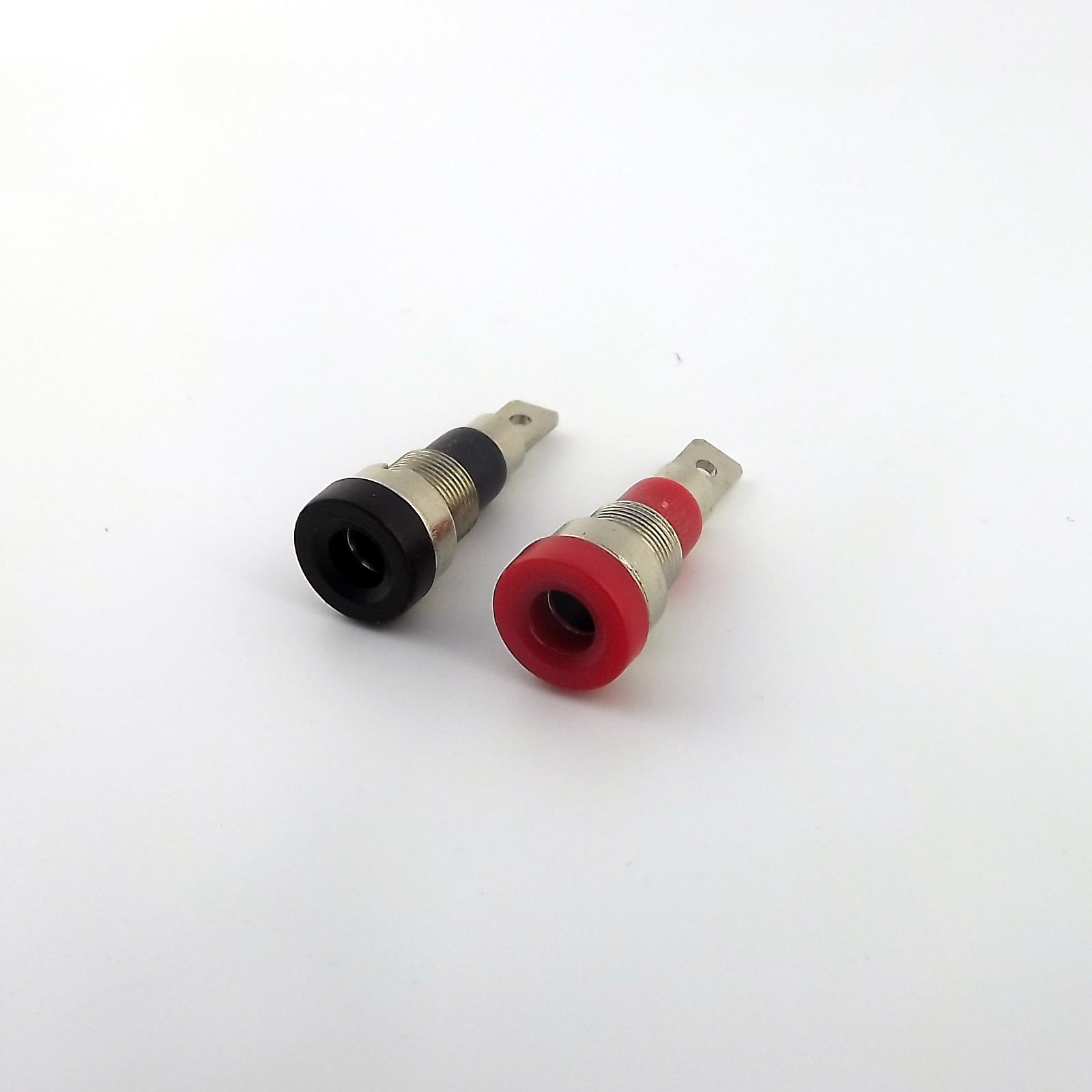 100pcs R&B Multimeter Instrument Binding Post 4mm Banana Jack Panel ...