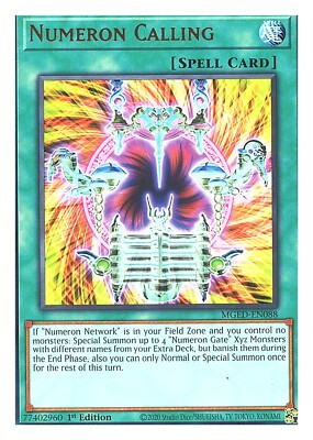 A642 YUGIOH SPELL CARD NUMERON CALLING MGED-EN088 | eBay