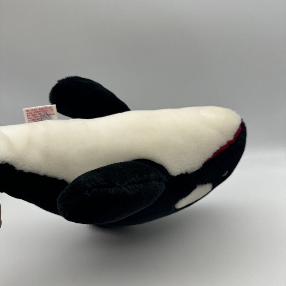 Dakin Plush Killer Whale Sea World 1988 Stuffed Animal 16” Long Vintage ...