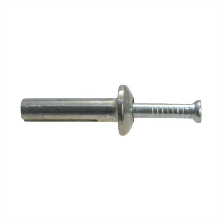 Qty 50 Metal Pin Anchor M5 (5mm) x 22mm Zinc Alloy Mushroom Nail Knock ...